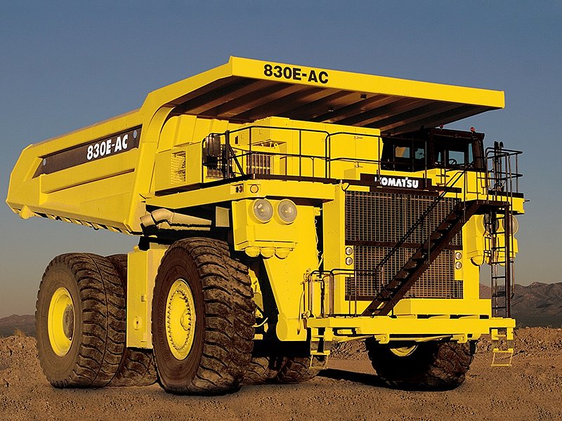 Самосвал Komatsu 830E-AC: купить по выгодной цене, фото, характеристики ...